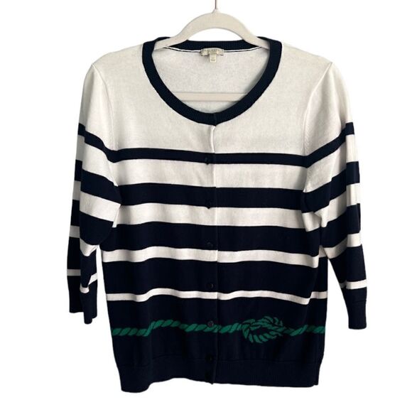 Talbots | Sweaters | Talbots Womens Large Petite Gorgeous Navy ...